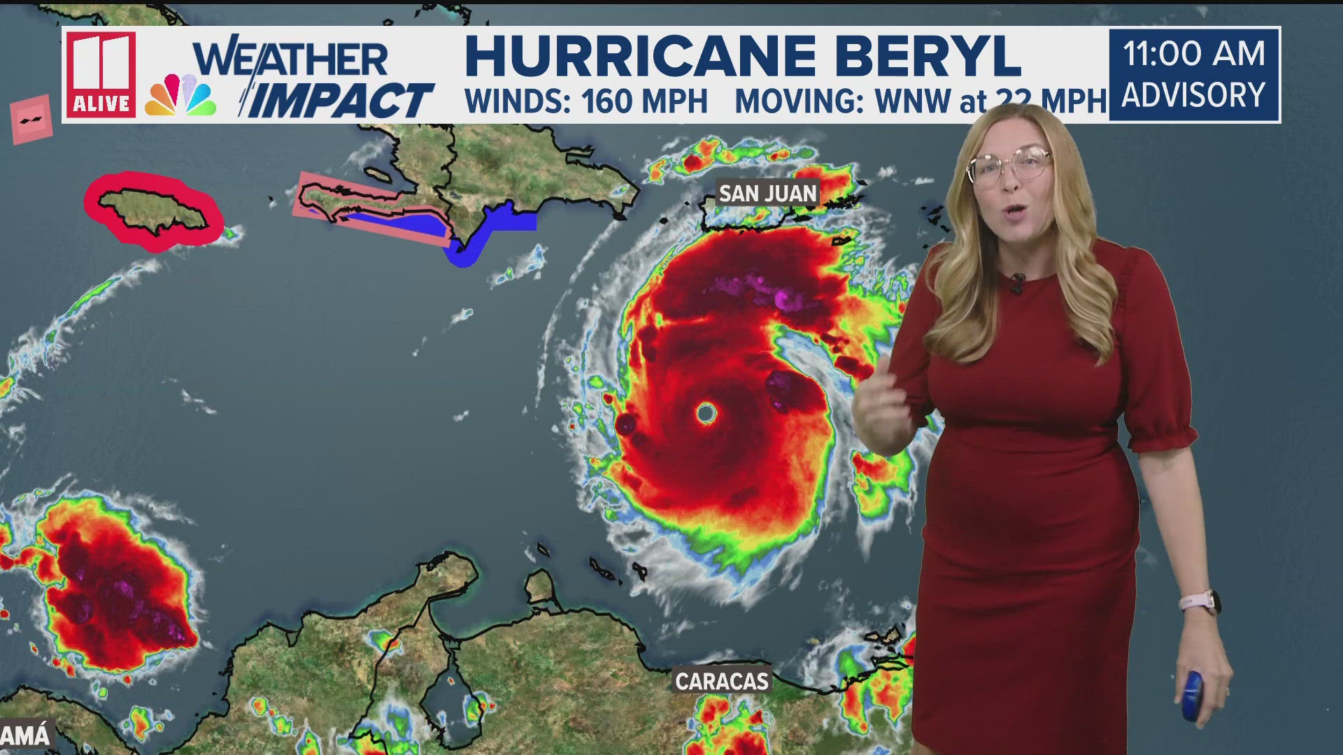 Hurricane Beryl now Category 5 | 11alive.com