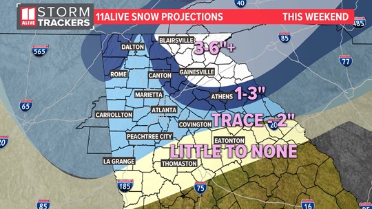 Snow possible in Georgia this weekend | What you need to know | 11alive.com