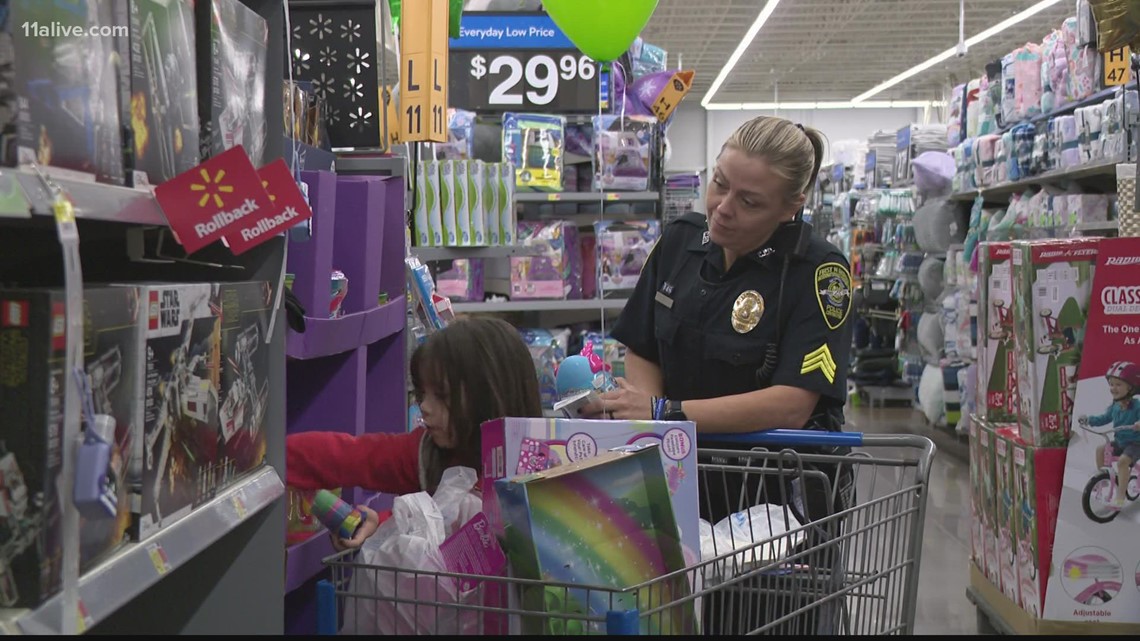 Covington Police Shop With A Cop | 11alive.com