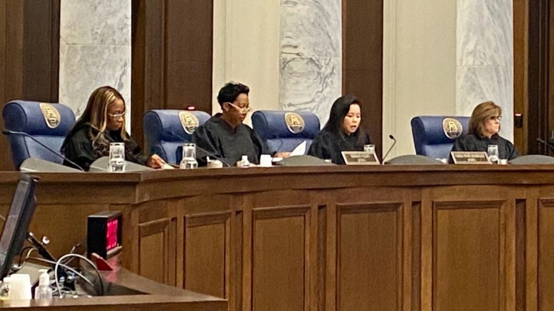 Georgia Supreme Court first all female bench for oral arguments ...