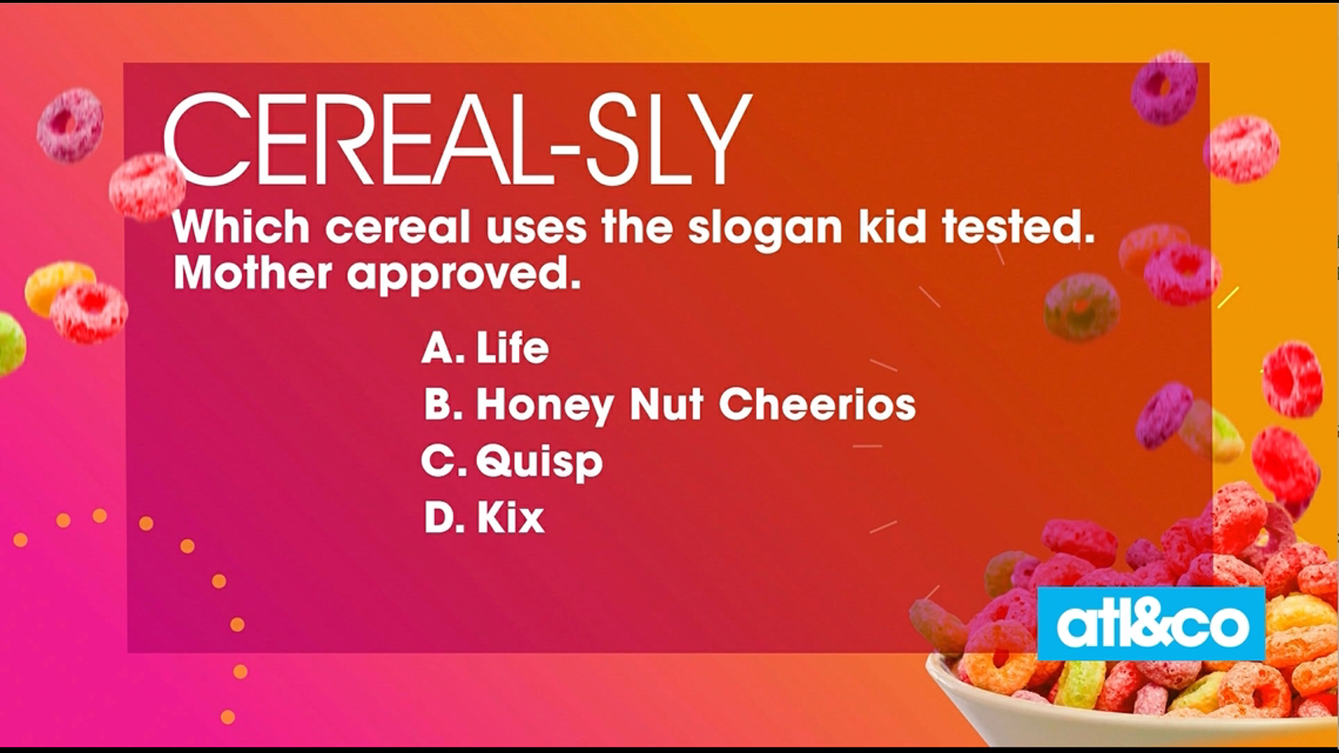 Honey Nut Cheerios Slogan