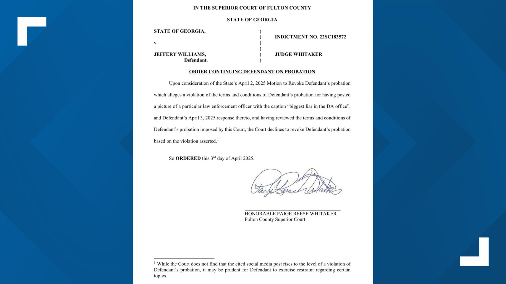 Judge rules Young Thug's probation will not be revoked | 11alive.com