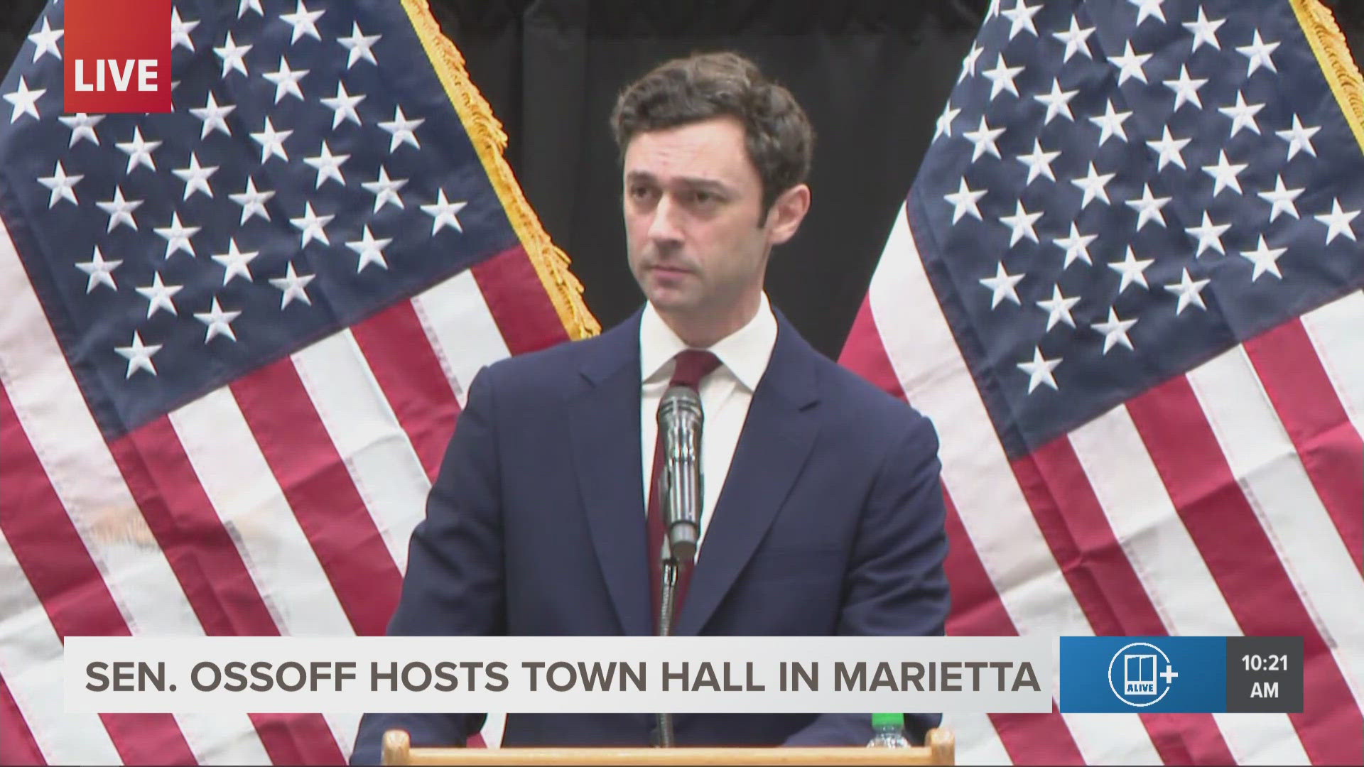 Sen. Ossoff hosts town hall meeting in Marietta (4/26/25) | 11alive.com