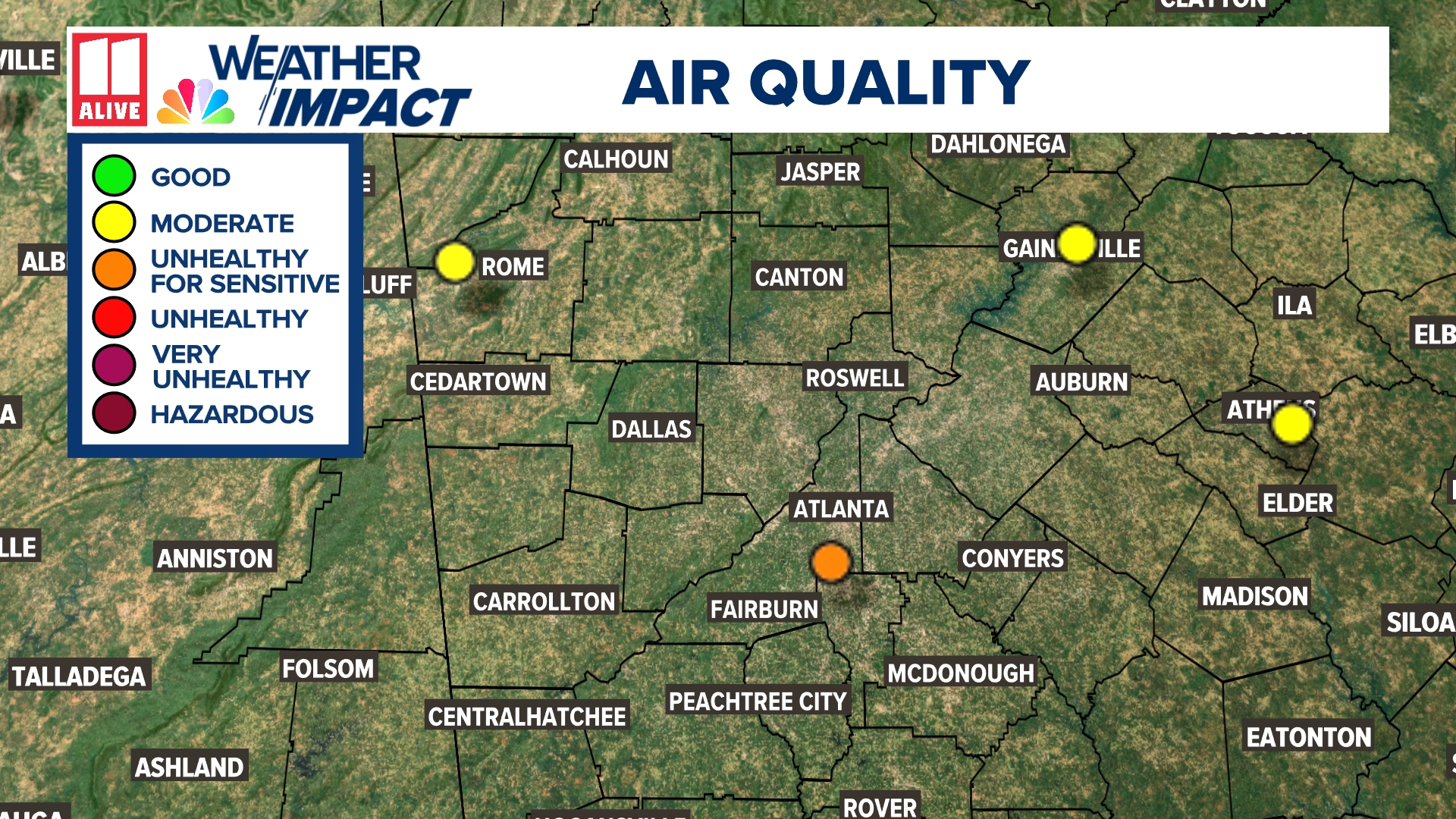 What's behind the haze in the Atlanta's sky? | 11alive.com