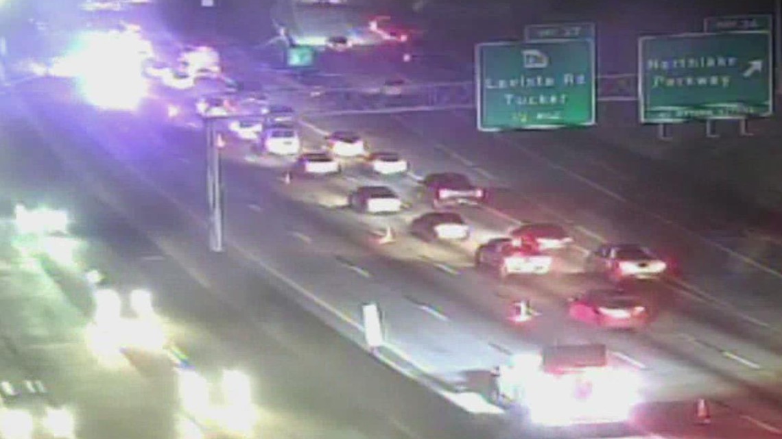 Police investigation along I-285 blocks lanes | 11alive.com