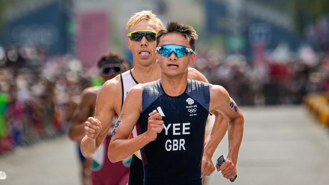 Video shows dramatic nen's Olympic triathlon finish | 11alive.com