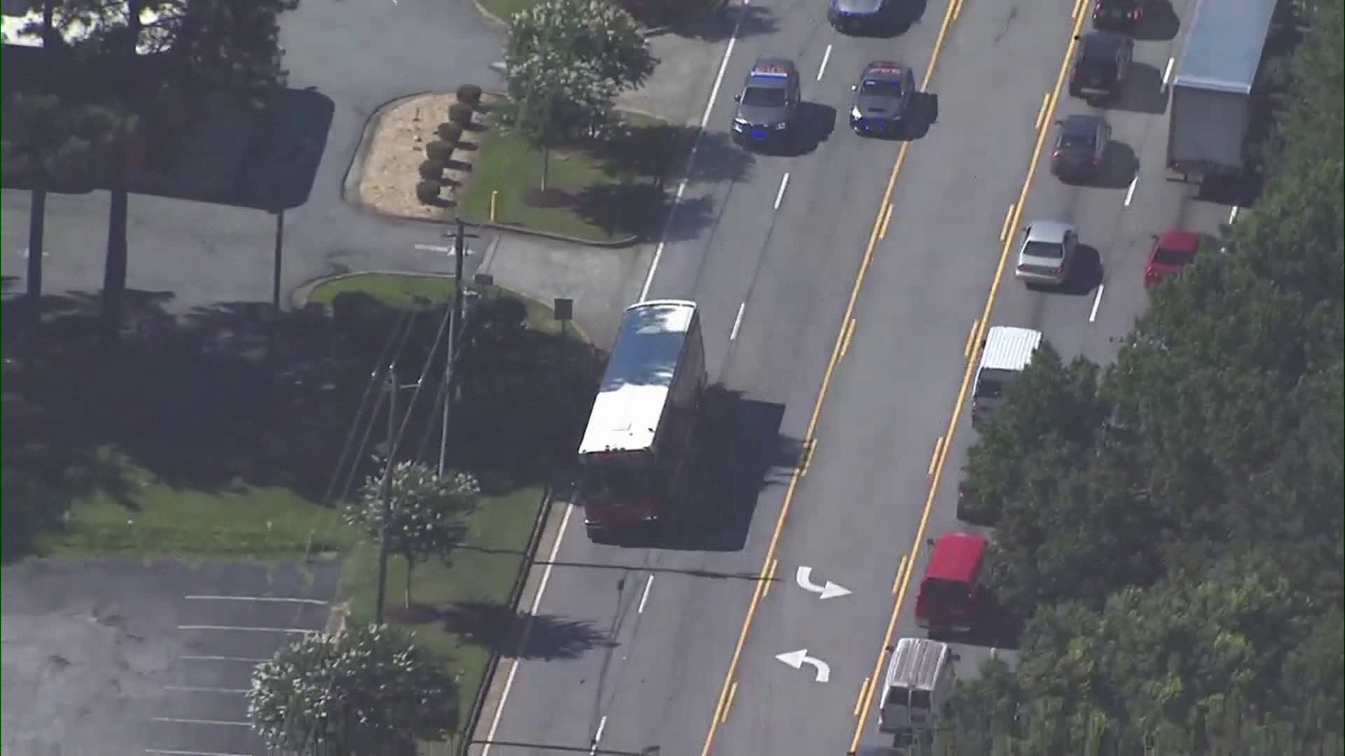 Gwinnett bus hijacked, person shot to death on board | 11alive.com