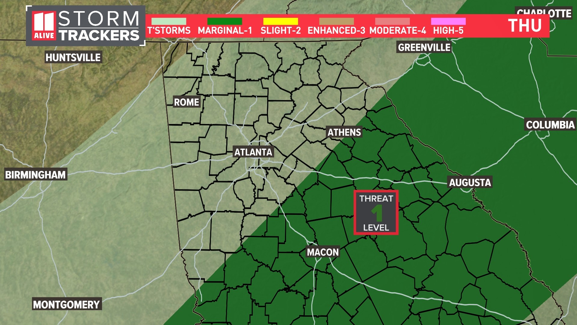 Georgia weather | How Mid-South storms could impact us | 11alive.com