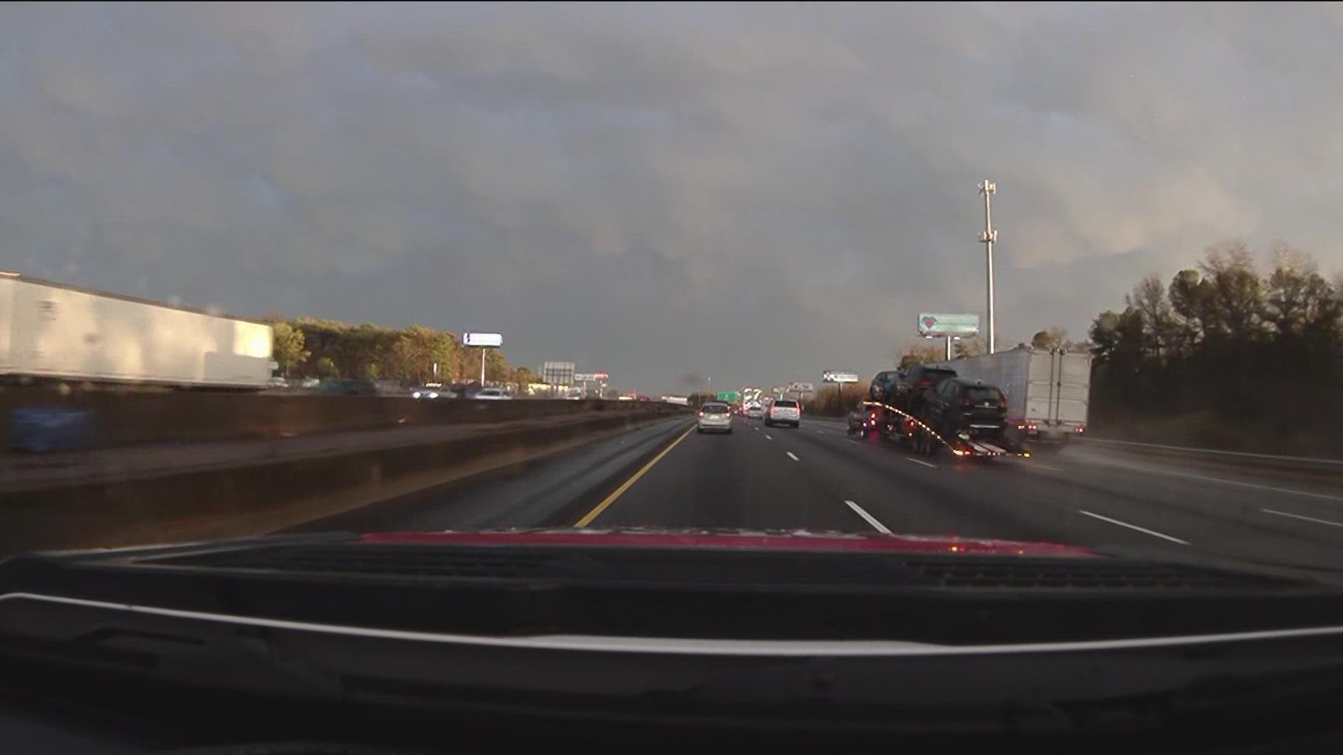 Severe weather begins moving out of metro Atlanta, Temps expected to ...