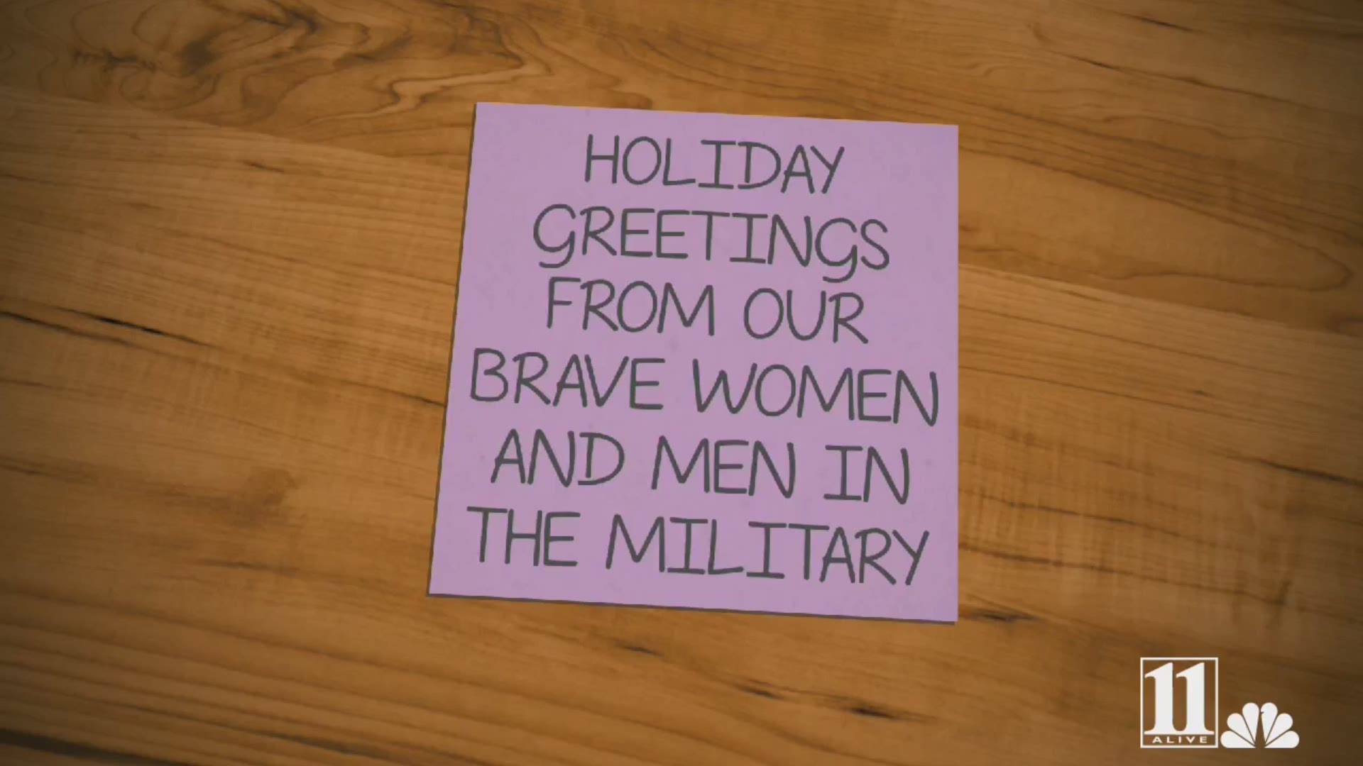 Military members share holiday wishes from overseas | 11alive.com