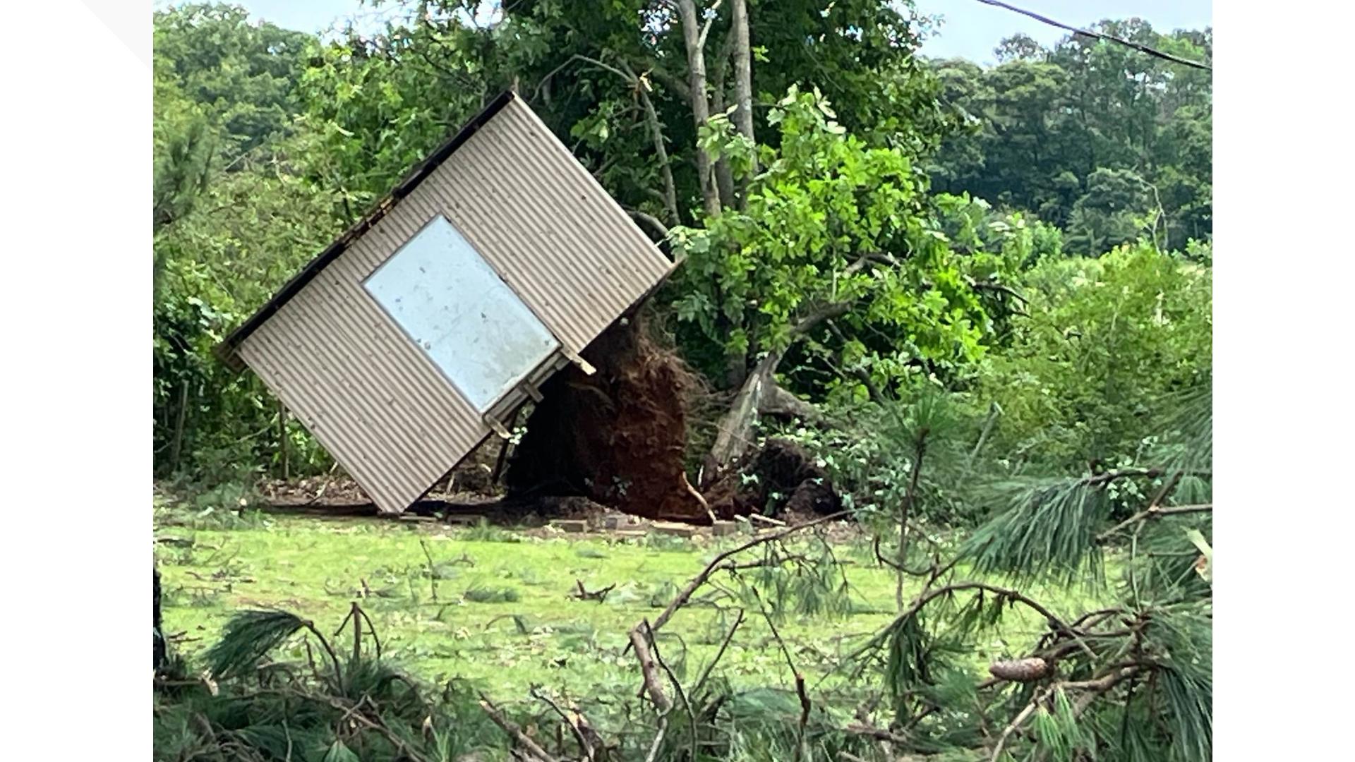 Woman says grandson saved her life | Alabama storms | 11alive.com