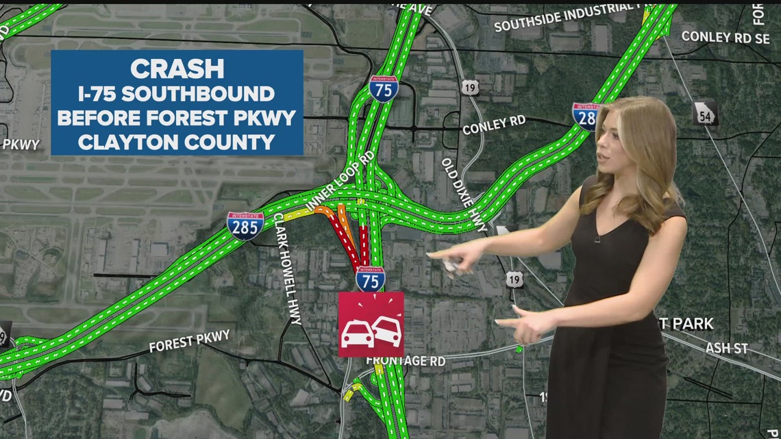 Traffic Alert: Lanes back open on I-75 SB in Clayton Co. after 2 ...