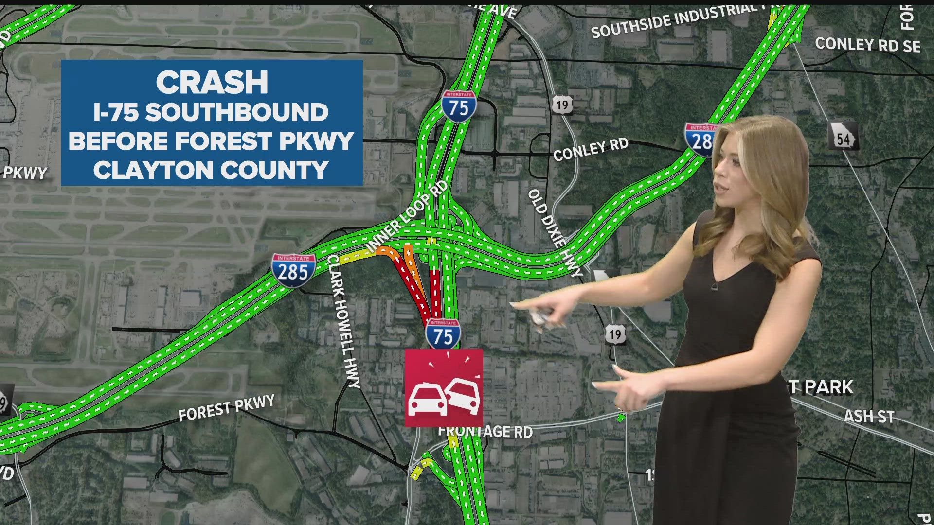 Traffic Alert: Lanes back open on I-75 SB in Clayton Co. after 2 ...