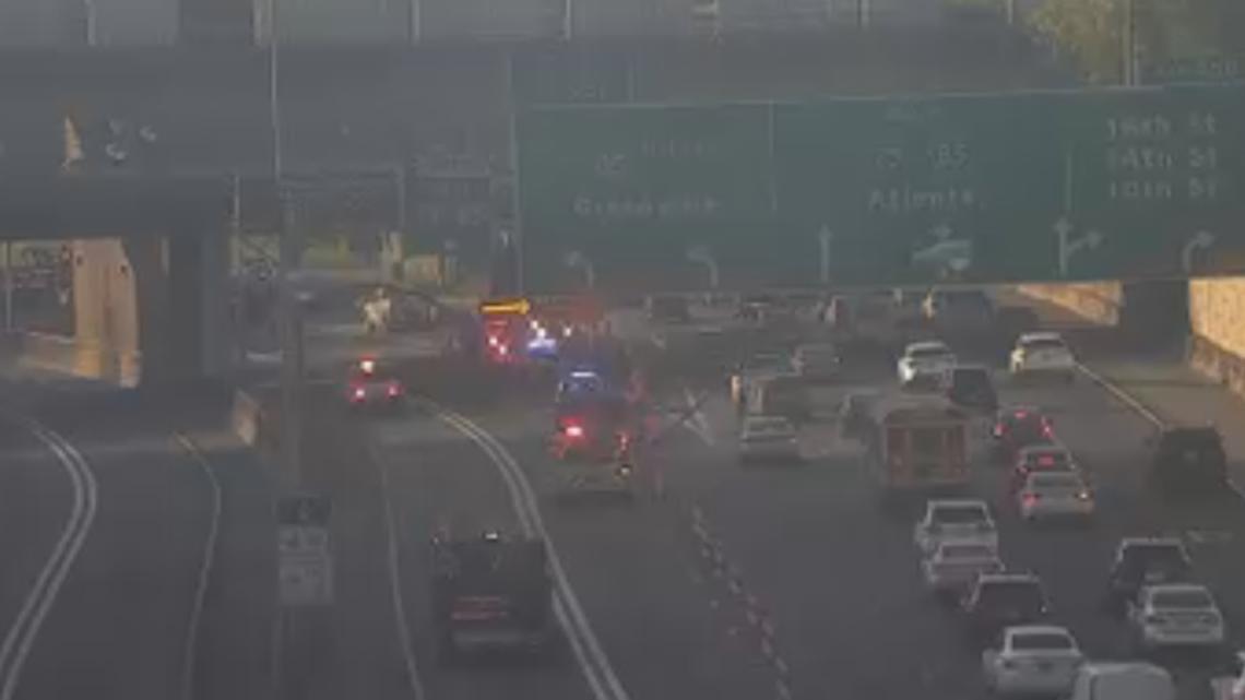 I 75 85 traffic Atlanta ramp closed in Midtown | 11alive.com