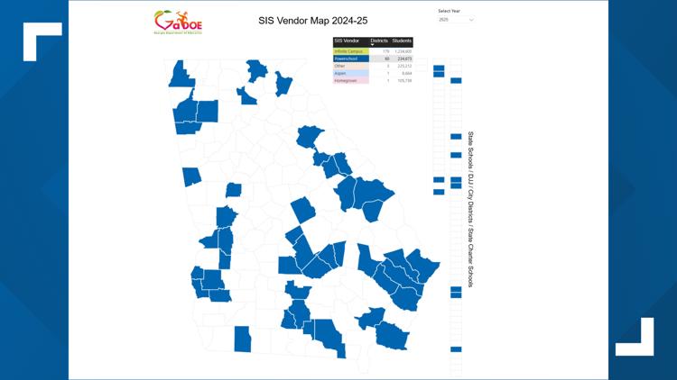 List of Georgia school districts impacted by Powerschool hack | 11alive.com