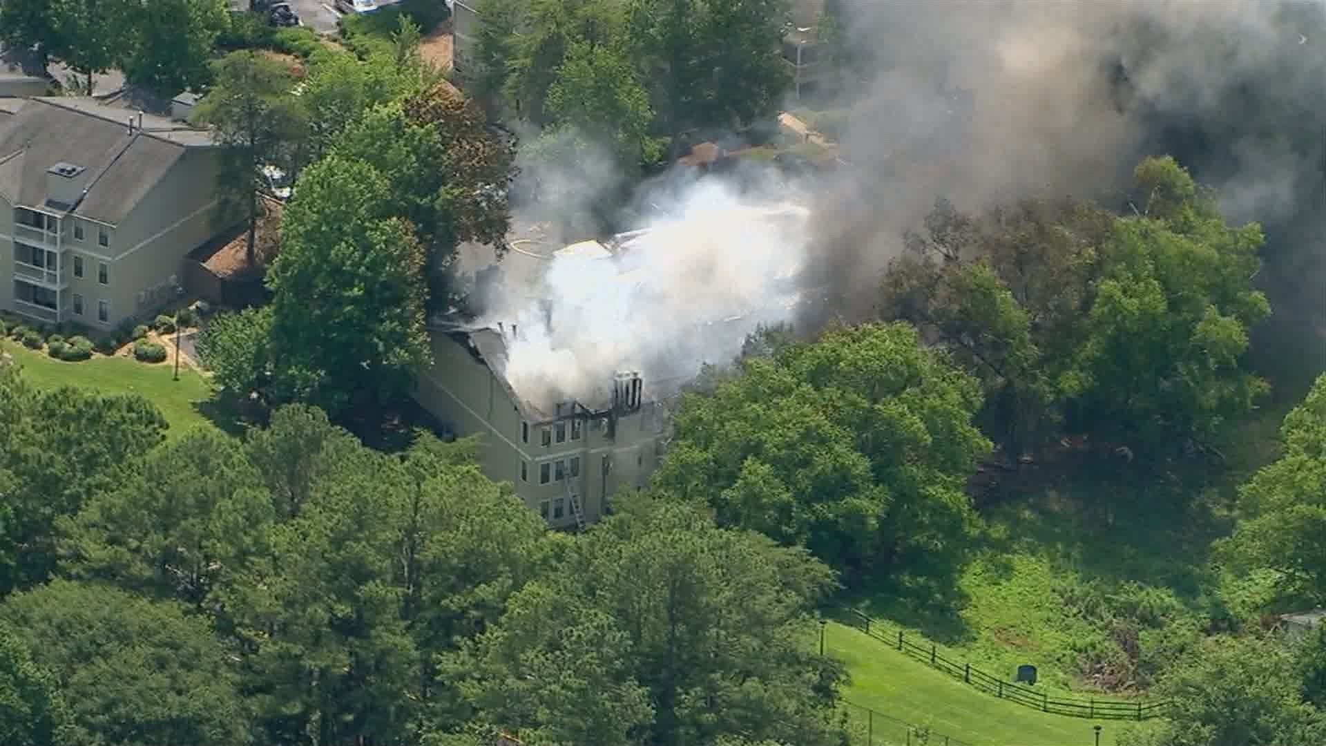 Fire on Cedar Run, Sandy Spring apartment complex | 11alive.com