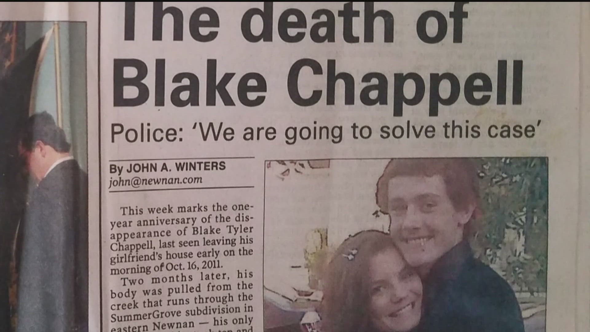 New developments in cold case murder of Georgia teen Blake Chappell ...
