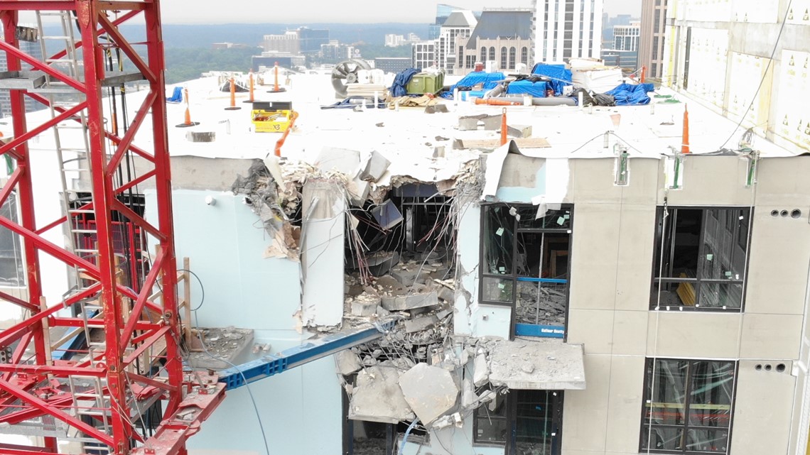 Crane accident Atlanta Ga roads still closed | Detours | 11alive.com