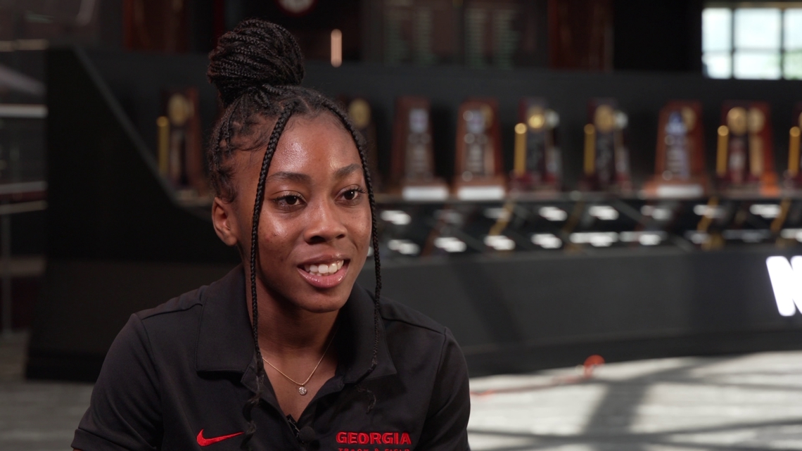 Aaliyah Butler UGA prepares for Paris Olympics 400m | 11alive.com