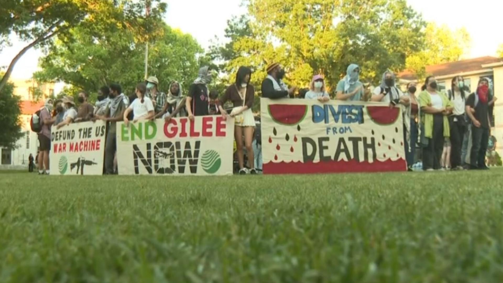 Emory University pro Palestine protests continue Wednesday May 1 ...