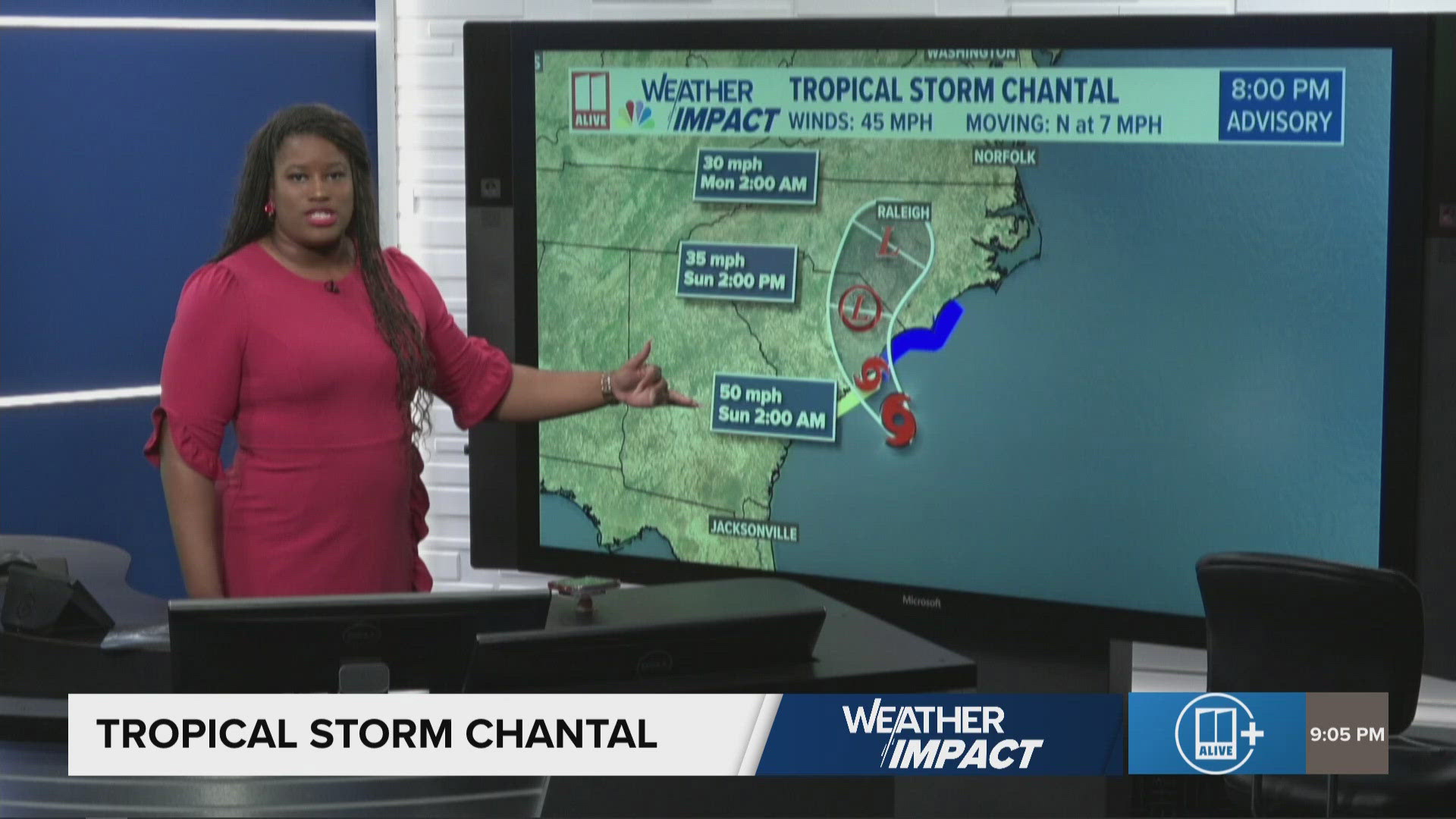 Tracking the tropics | The latest on Tropical Storm Chantal | 11alive.com