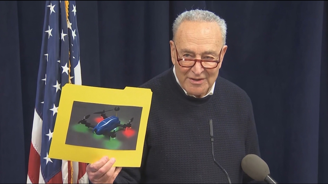 Chuck Schumer on New Jersey drone sightings (Pt 1) | 11alive.com