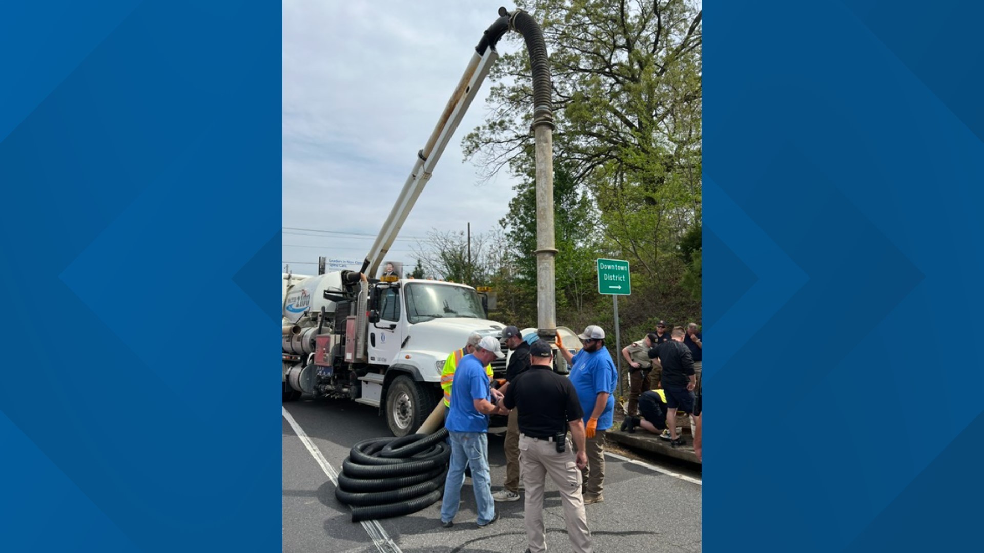 Man trapped in pipe rescued in Catoosa County | 11alive.com