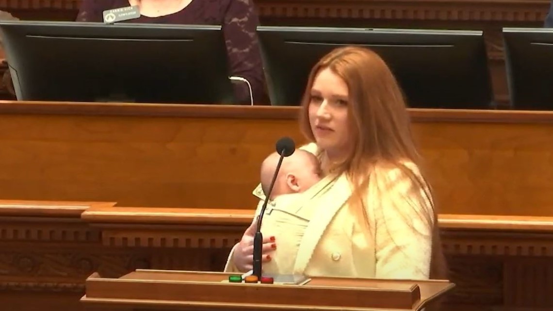 Georgia House Rep. Daniel brings newborn to special session | 11alive.com