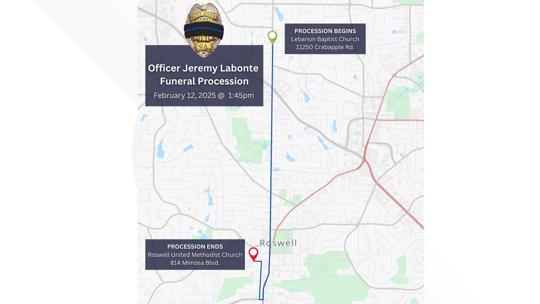 Services for Jeremy Labonte Roswell Police officer killed in line of ...