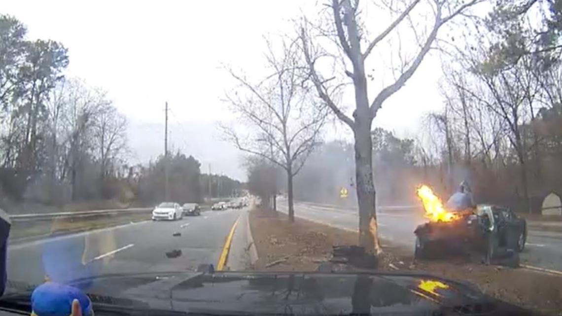 New video released in Forest Park triple shooting suspect chase ...
