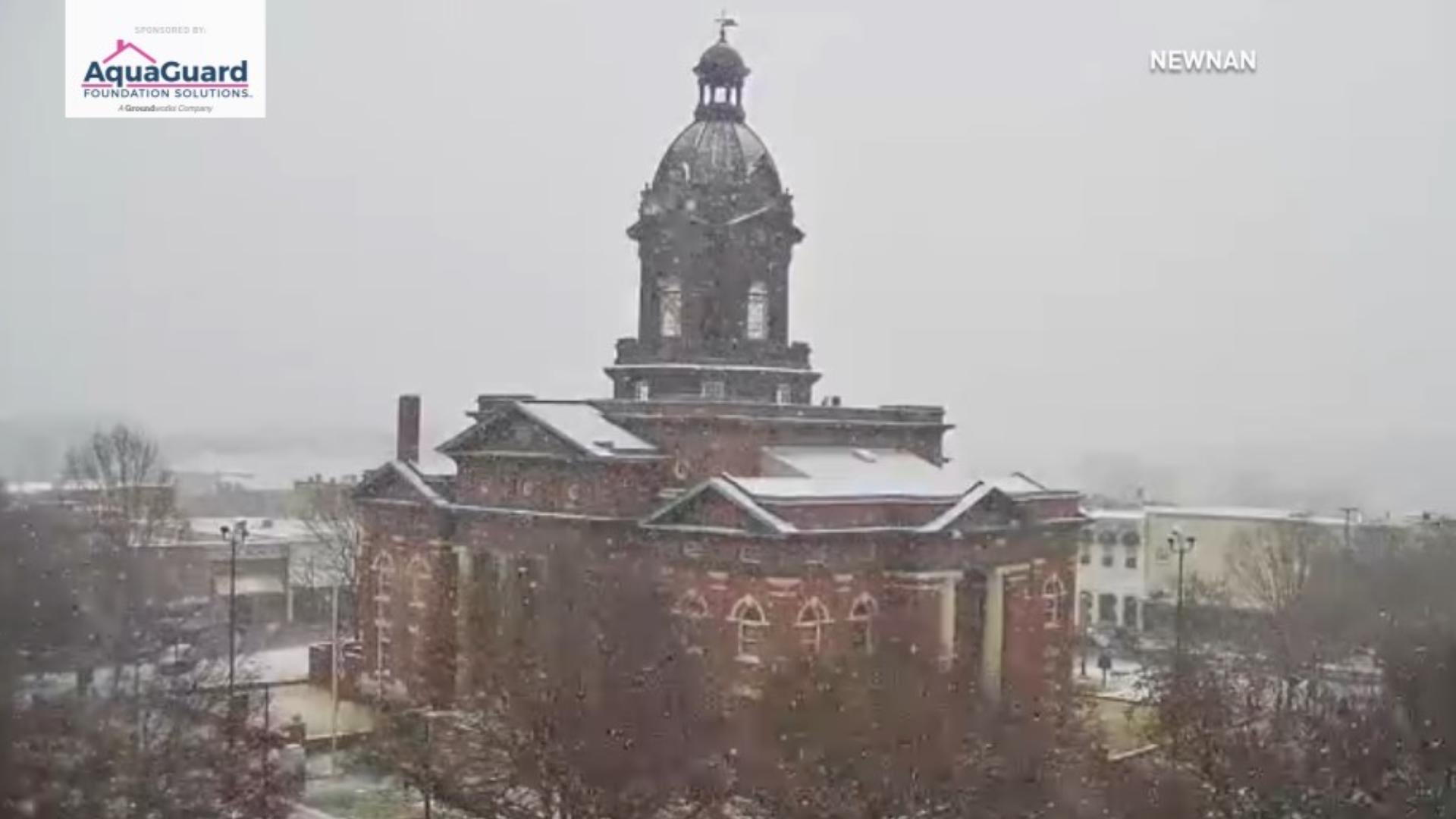 Metro Atlanta north Georgia snow winter weather streaming cams ...