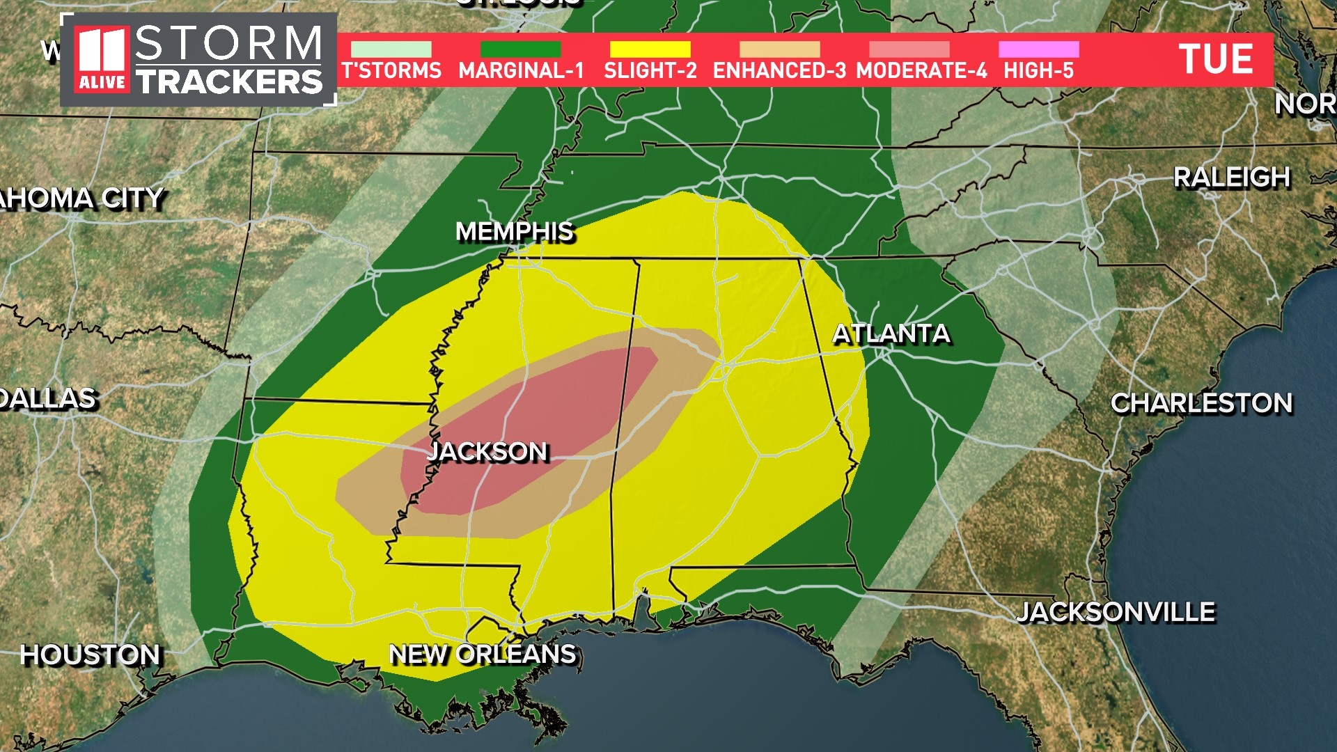 Georgia weather metro Atlanta thunderstorm timeline tonight | 11alive.com