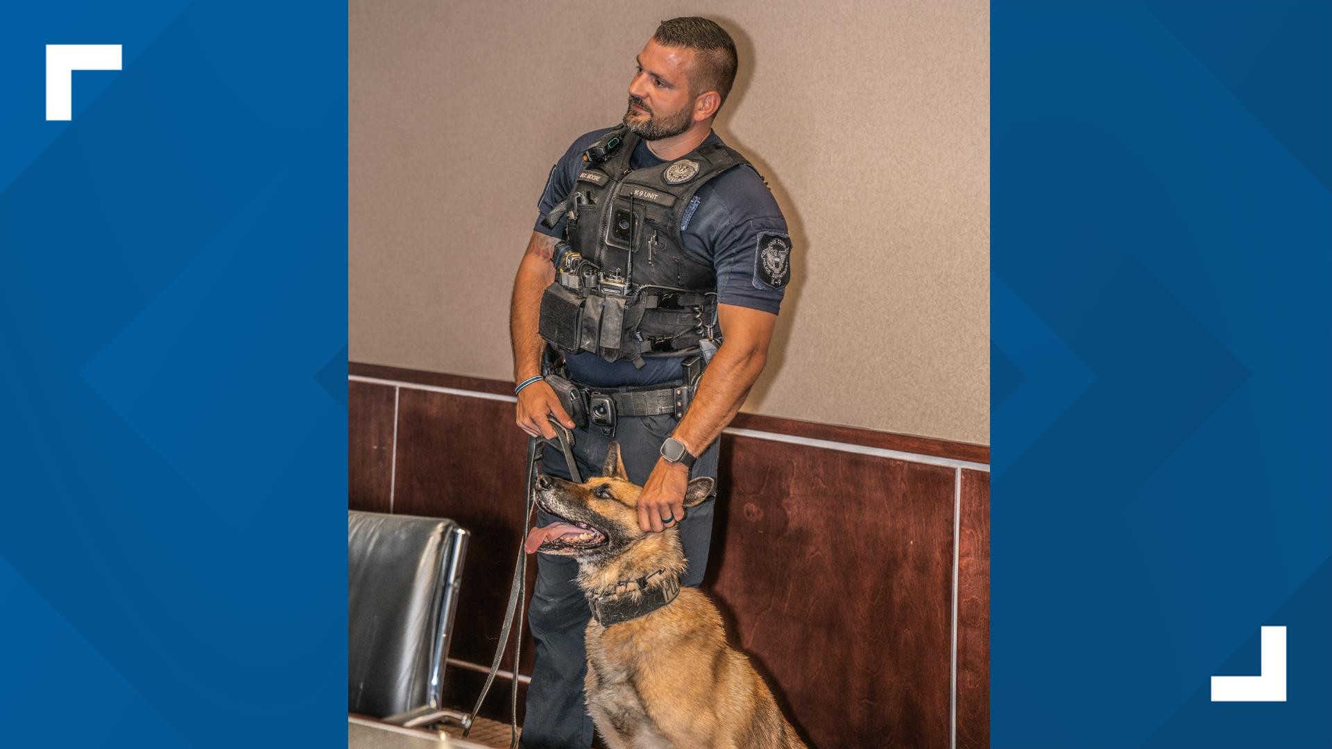Cobb County Police K-9 Argo retirement | 11alive.com