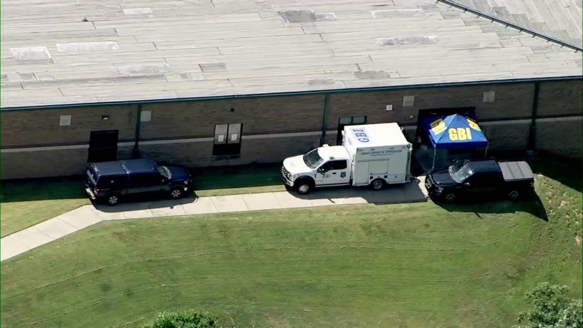 Aerials | Aftermath following Apalachee High School shooting in Georgia ...