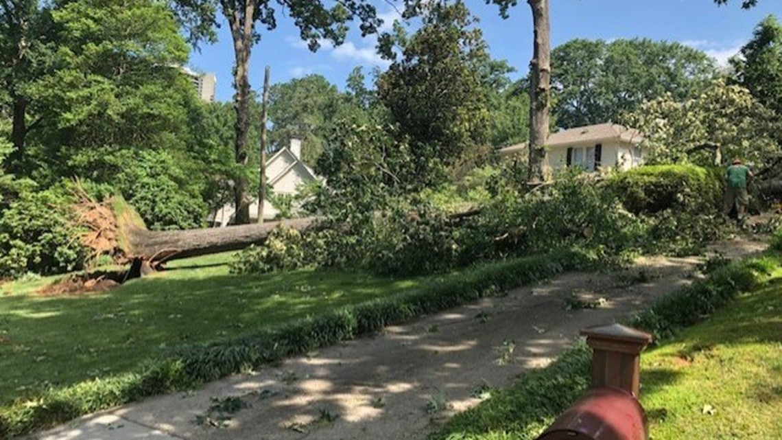 Storm damage in metro Atlanta on June 23, 2019 | 11alive.com