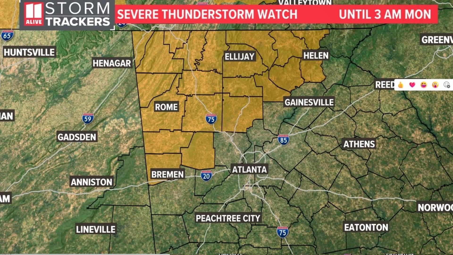 Live weather updates | Storms in Atlanta, Georgia | 11alive.com