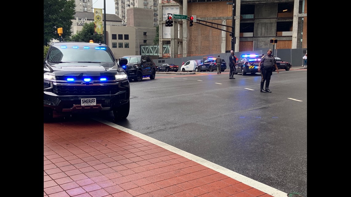 APD working scene of Midtown Atlanta shooting | 11alive.com