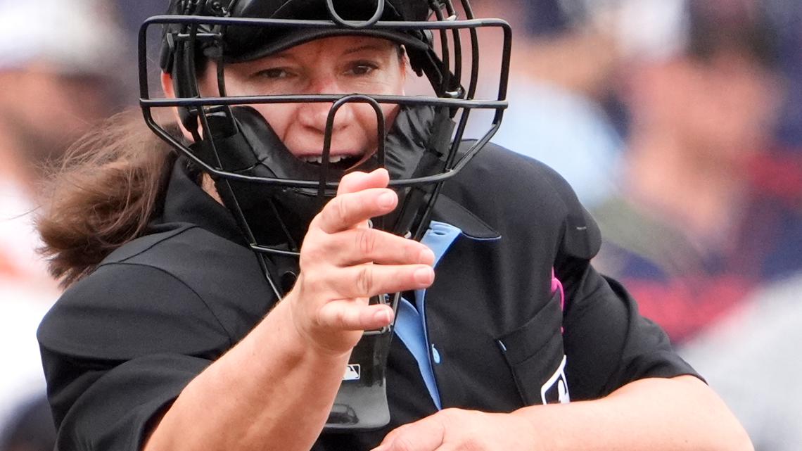 MLB is calling up its first female umpire for Saturday's Marlins-Braves ...