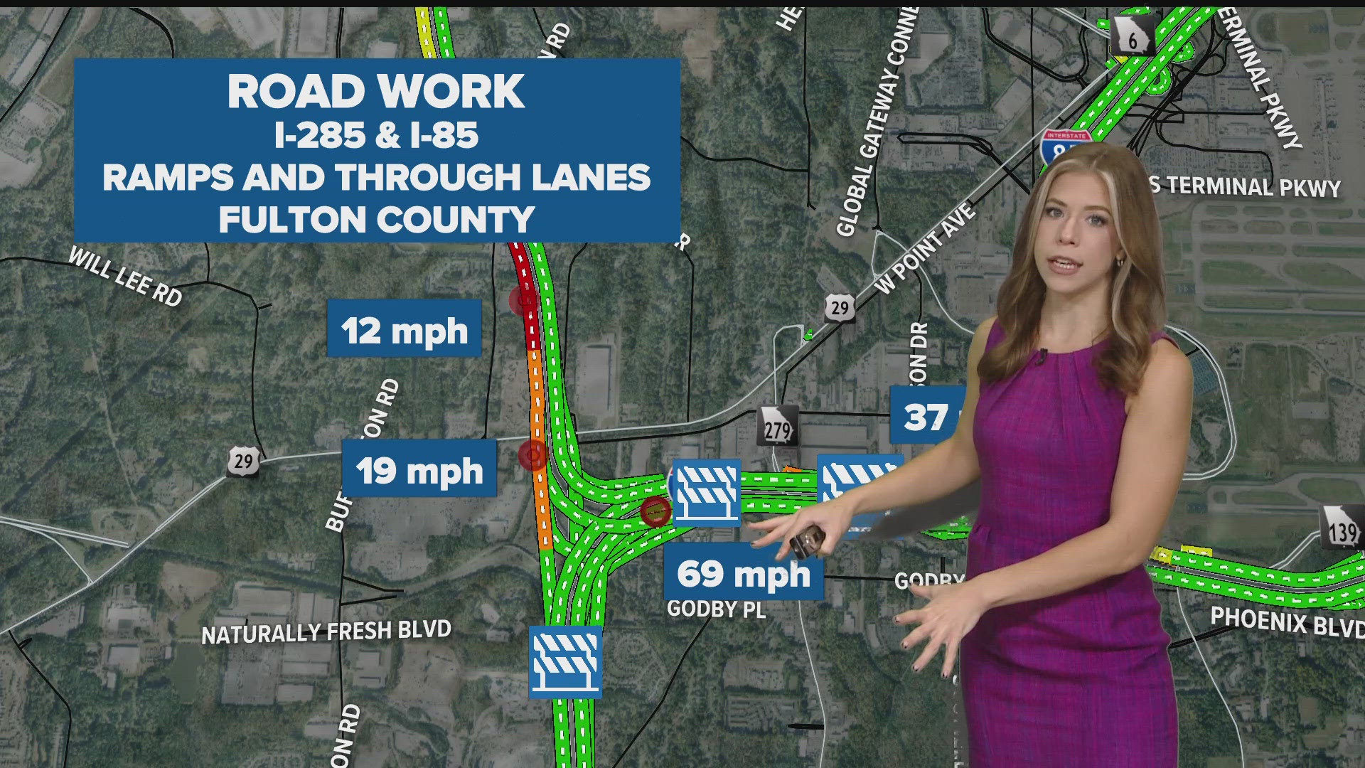 Clayton County crash closes I-75 North ramp to I-285 West | 11alive.com