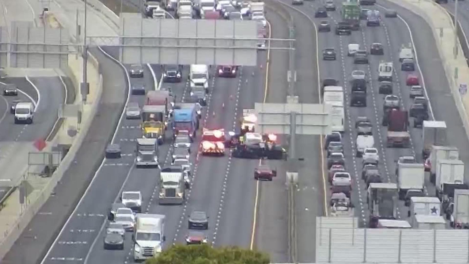 GA 400 traffic crash before I 285 Friday | 11alive.com