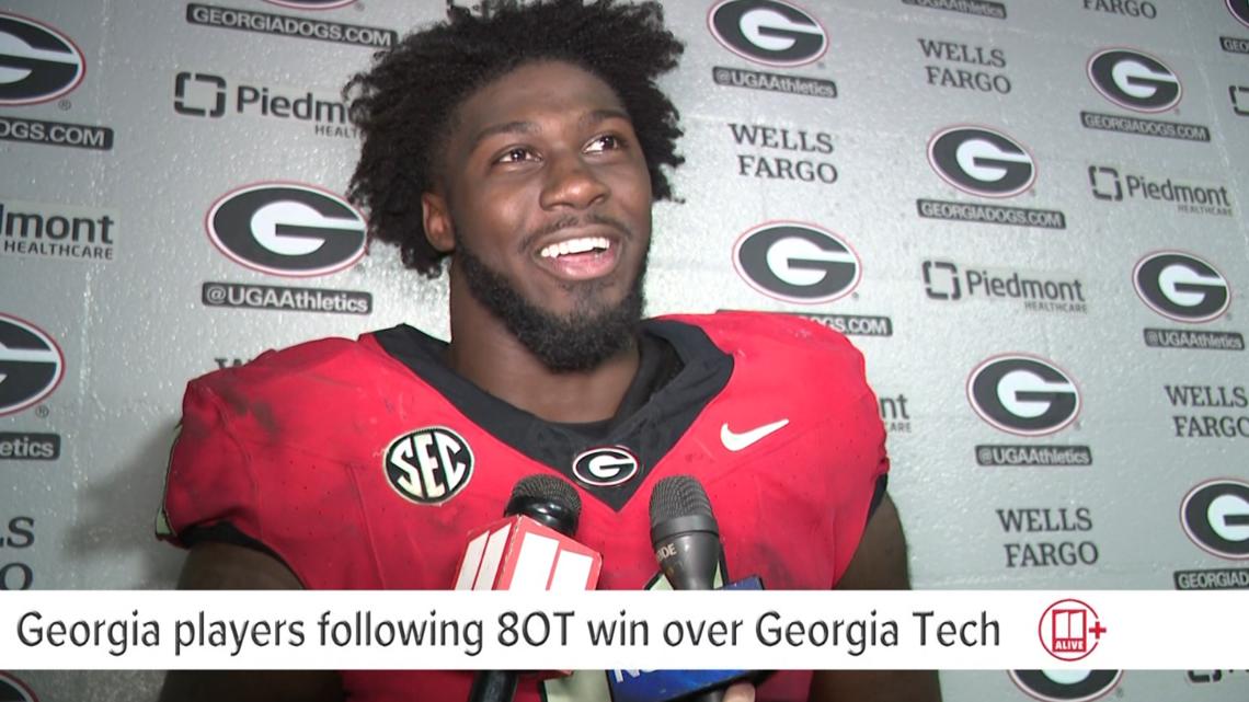 'We're never gonna give up' | Georgia players speak after 8OT win over ...