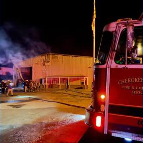 Large fire at commercial facility in Cherokee County | 11alive.com