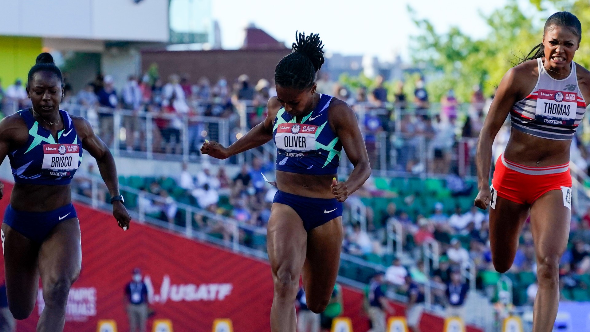 Olympic track star Javianne Oliver talks training after Tokyo | 11alive.com