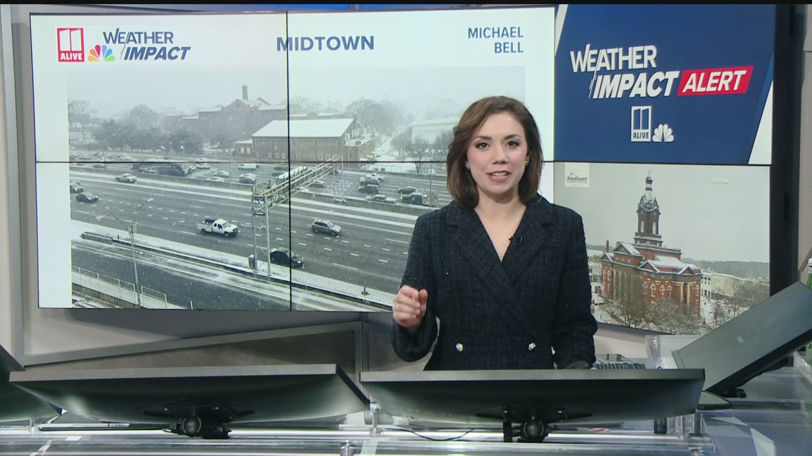 Look at snow-covered roads from 11Alive viewers | 11alive.com