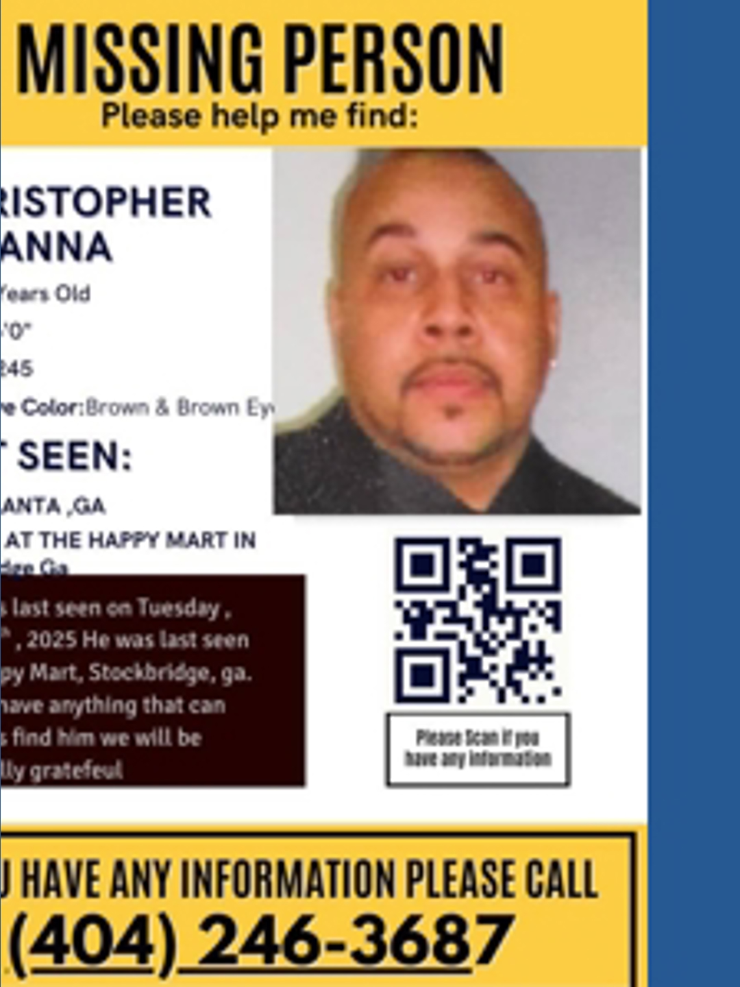 Family of missing man pleads for information about his whereabouts ...
