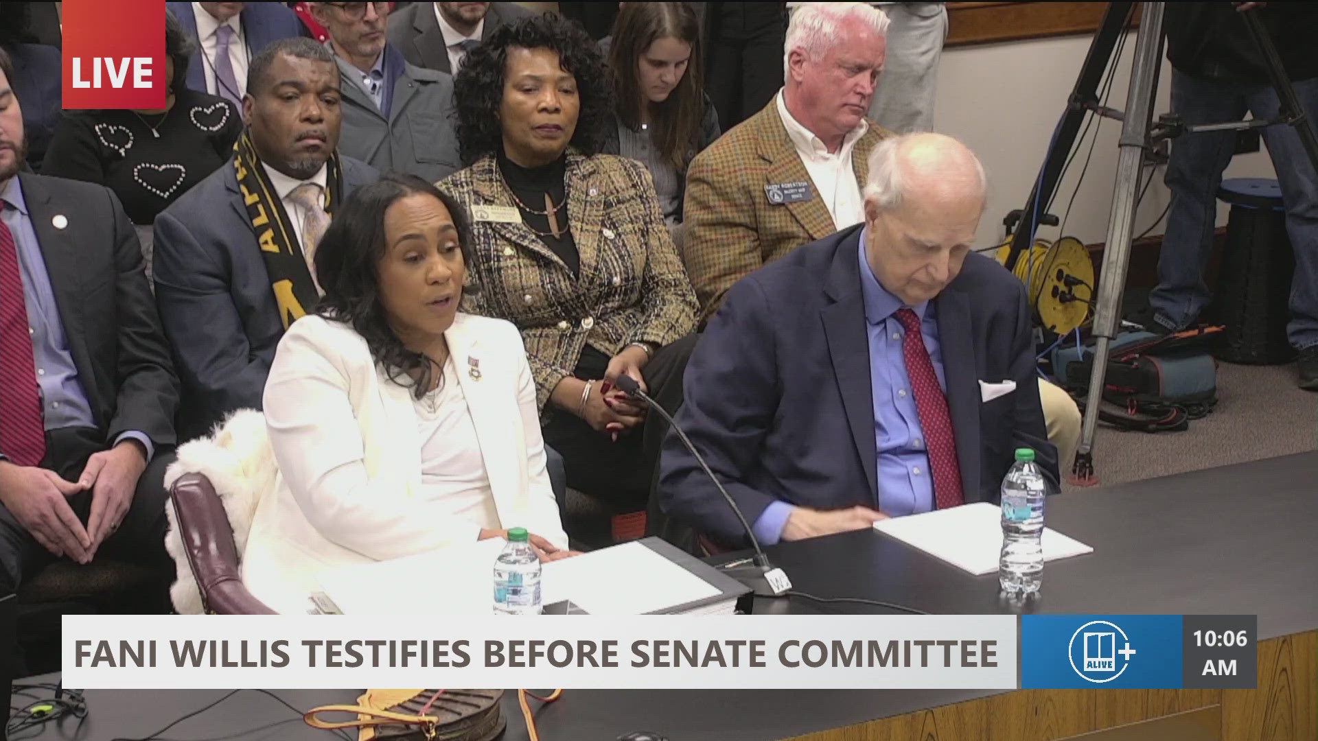 Fulton County DA Fani Willis testifies before state senate committee ...