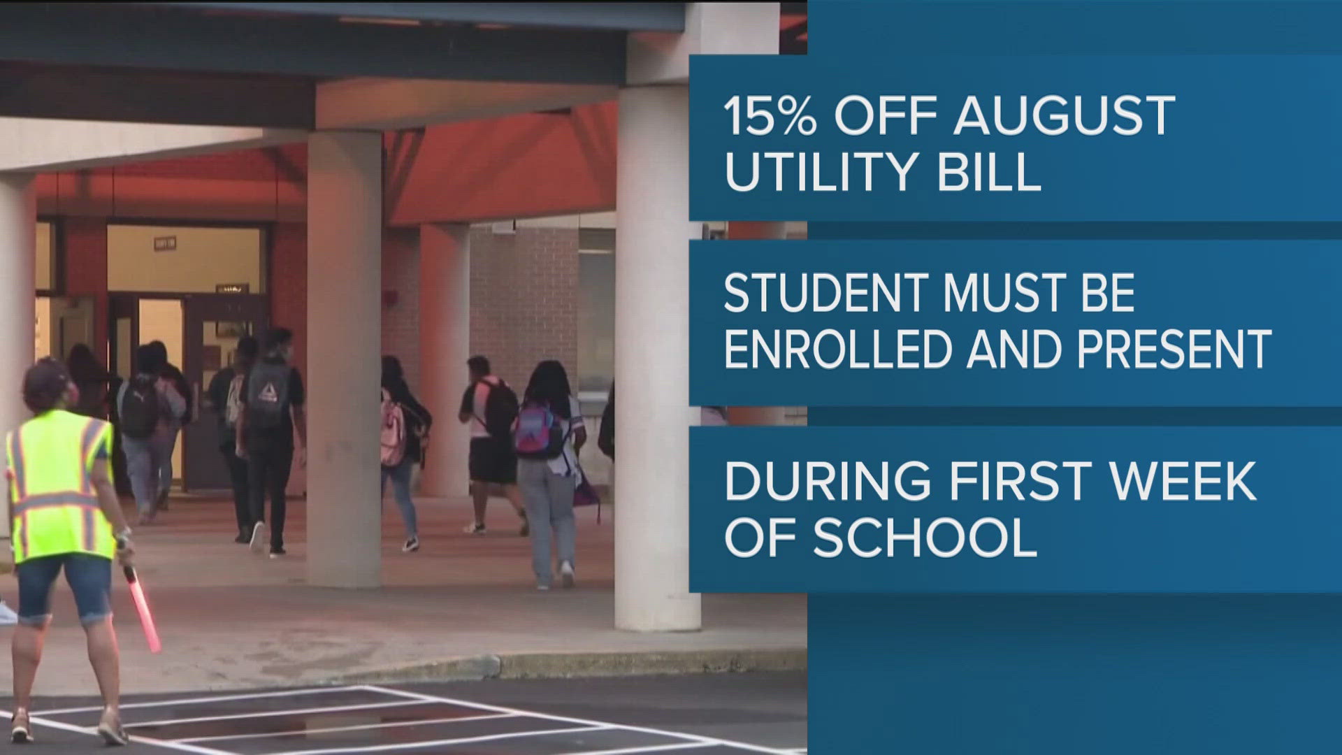 College Park utility bill discount for first week of school | 11alive.com