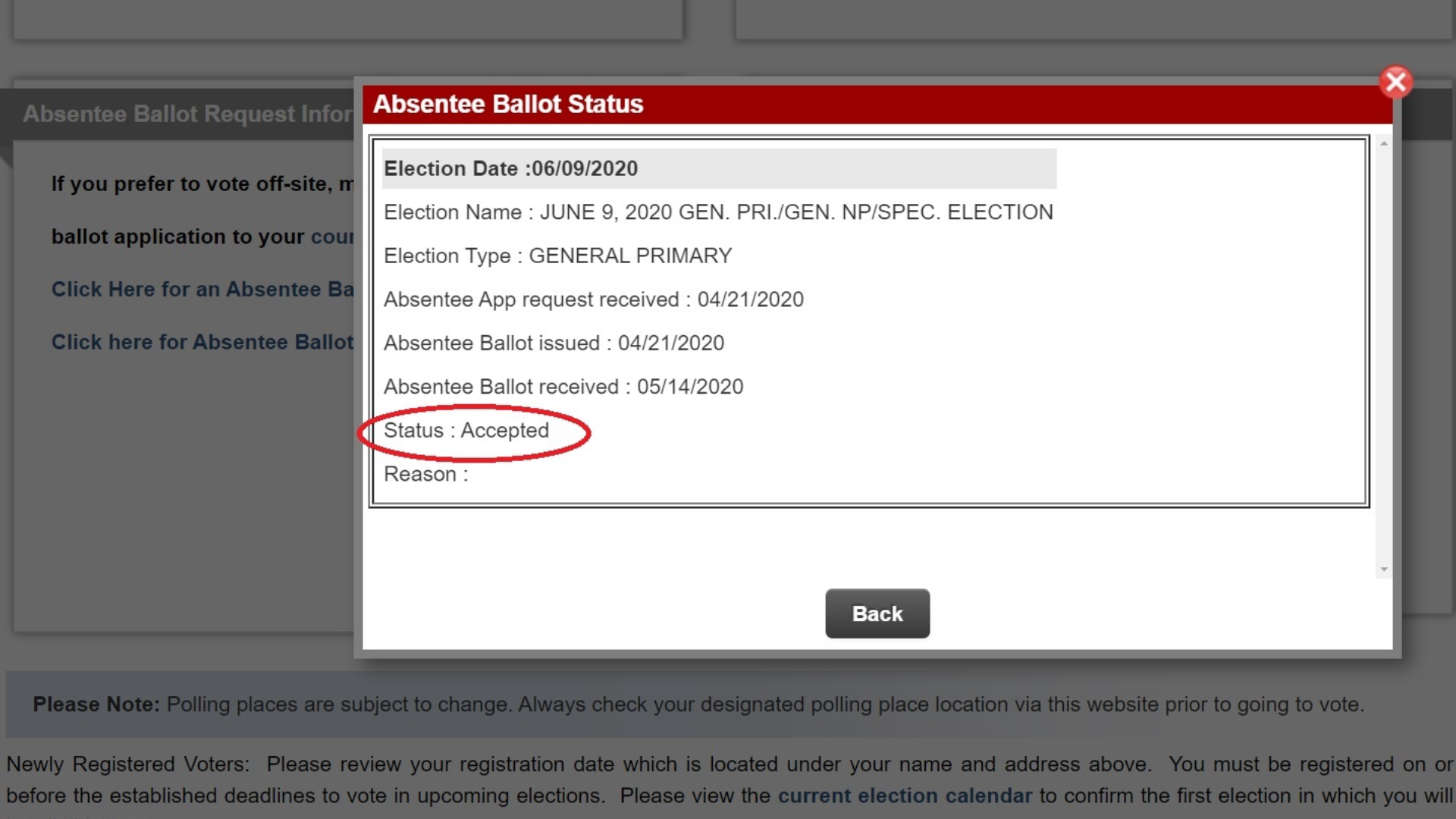 Absentee ballot for Georgia June 9 primary | Check your status ...