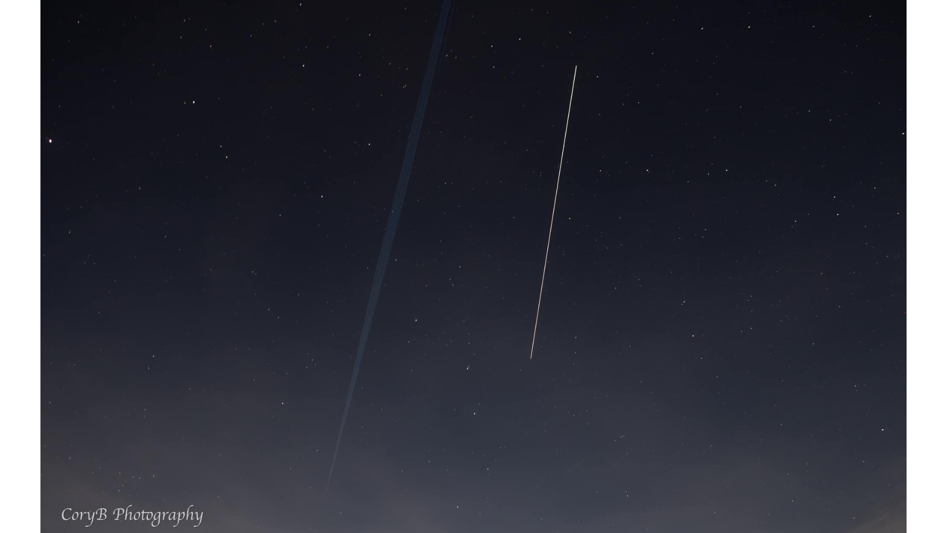 Bright lights over Georgia night sky | Starlink satellites | 11alive.com