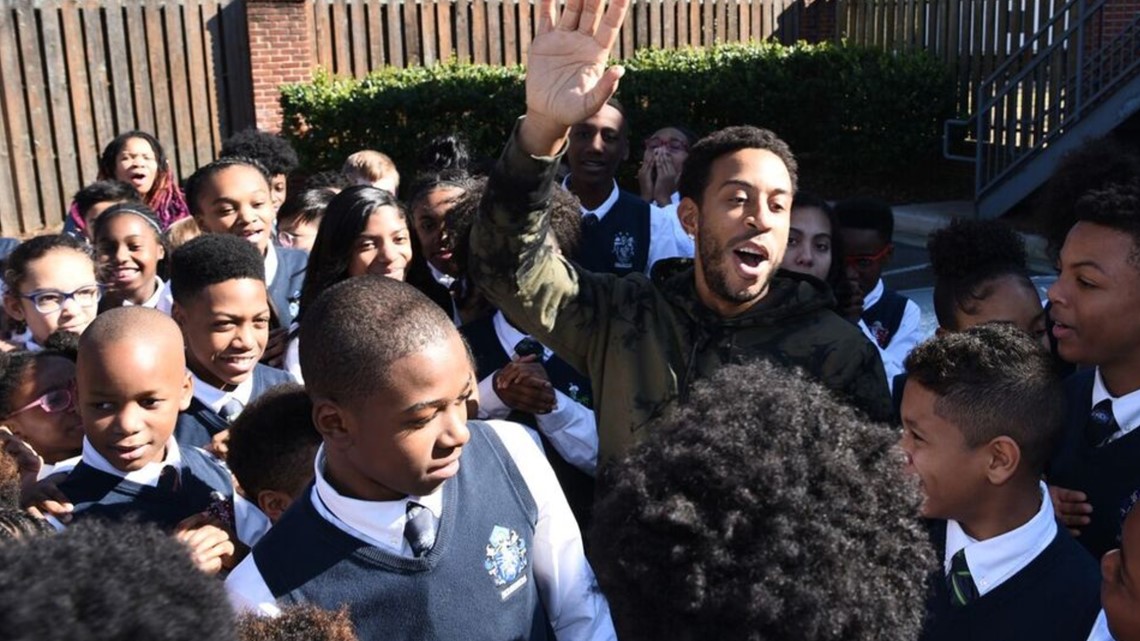 Ludacris surprises Atlanta middle school students with tickets to the ...